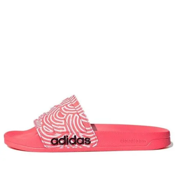 Adidas Adilette Slides - Pink/blue