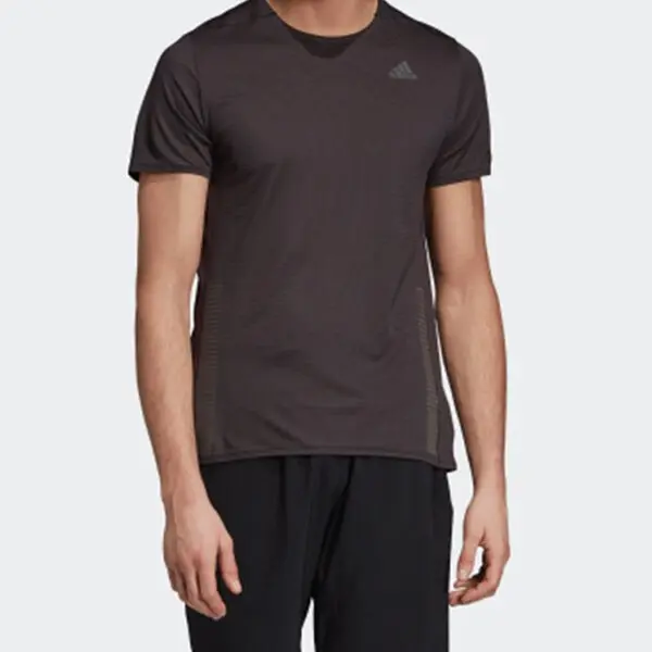 Adidas 25/7 Tee Chill Running Sports Short Sleeve - Black