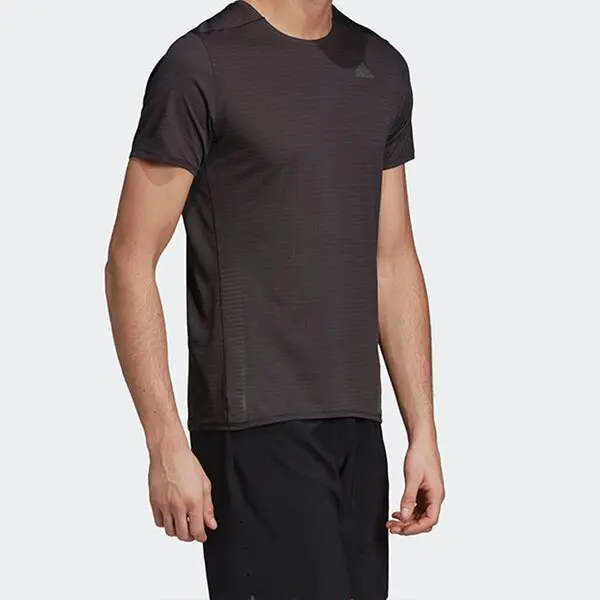 Adidas 25/7 Tee Chill Running Sports Short Sleeve - Black
