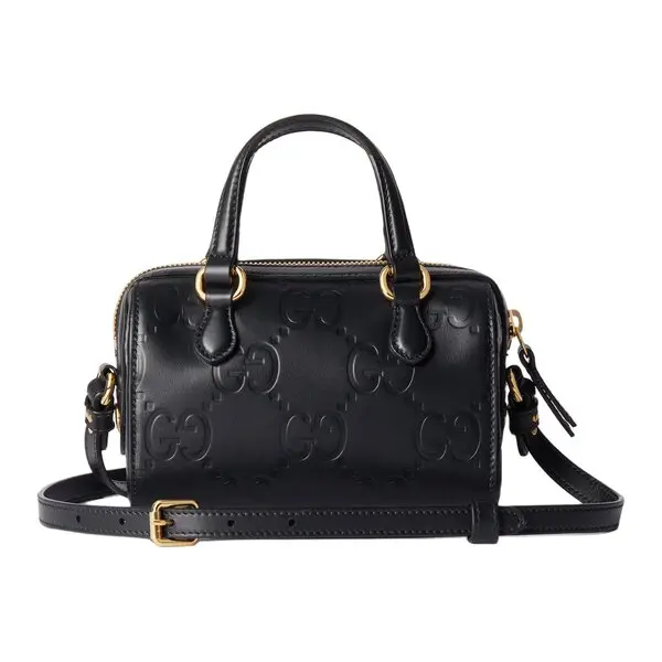 Gucci Gg Embossed Top Handle Bag