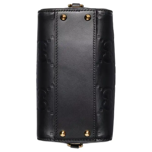 Gucci Gg Embossed Top Handle Bag