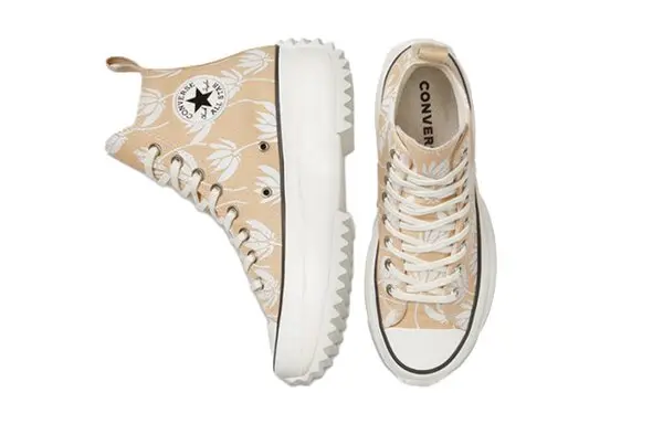 CONVERSE Run Star Hike High Top Sneakers With Floral Print