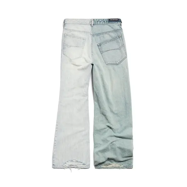 Balenciaga Fifty-fifty Paneled Jeans
