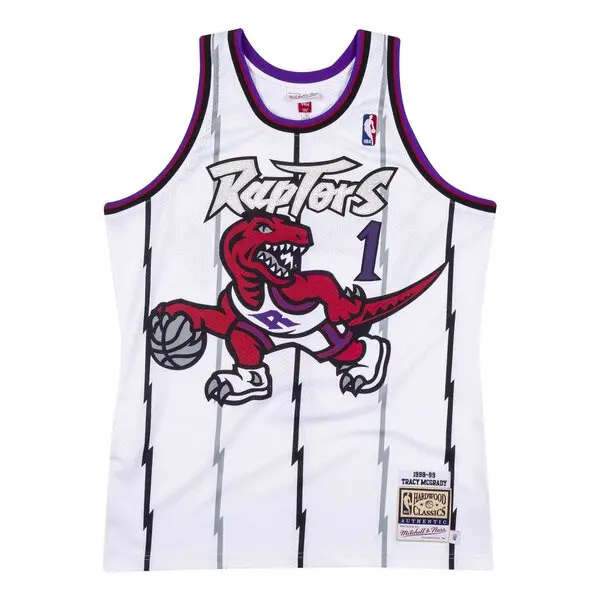 Mitchell & Ness X Nba Toronto Raptors 1998-99 Tracy Mcgrady Jersey - White/purple