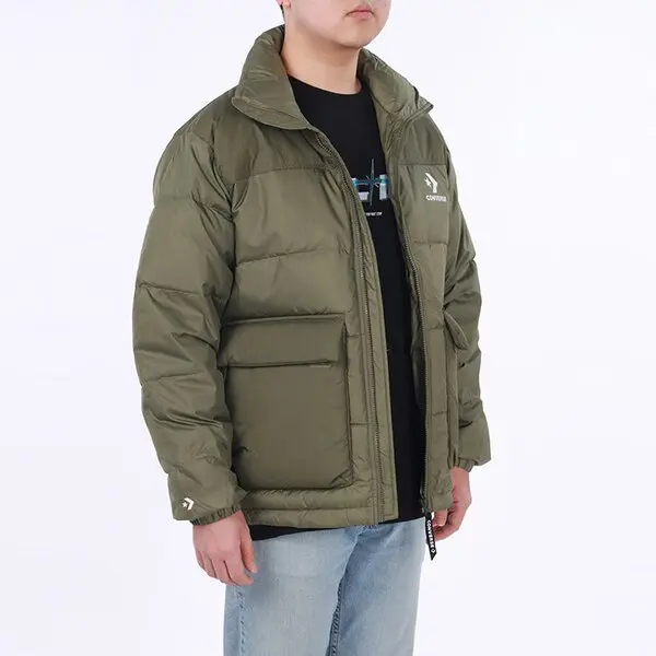 CONVERSE Star Chevron Down Jacket - Olive Green