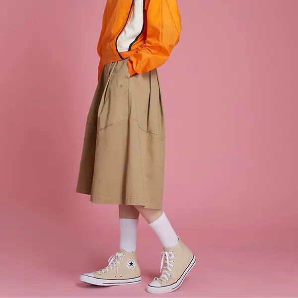 CONVERSE Culotte Pants - Khaki