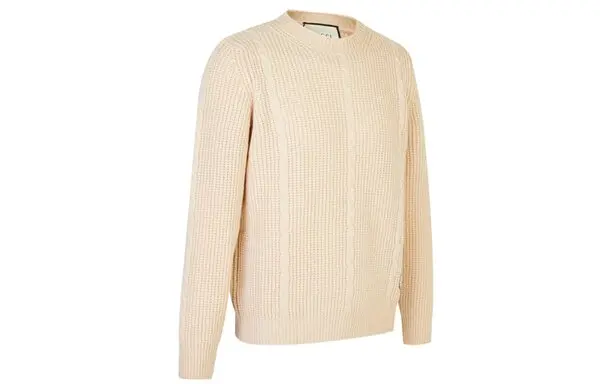 Gucci Waffle-knit Gg Jumper