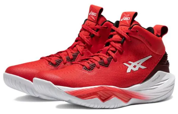 Asics Nova Surge 2 High-top Athletic Shoes - Red/white