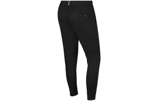 Nike Logo Printing Elastic Waistband Bundle Feet Sports Pants/trousers/joggers Black - Default Color