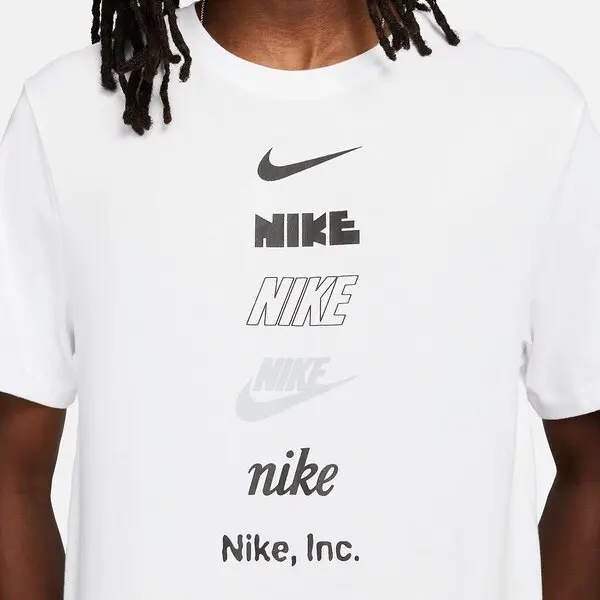 Nike Multi Stack Logo T-shirt 'white