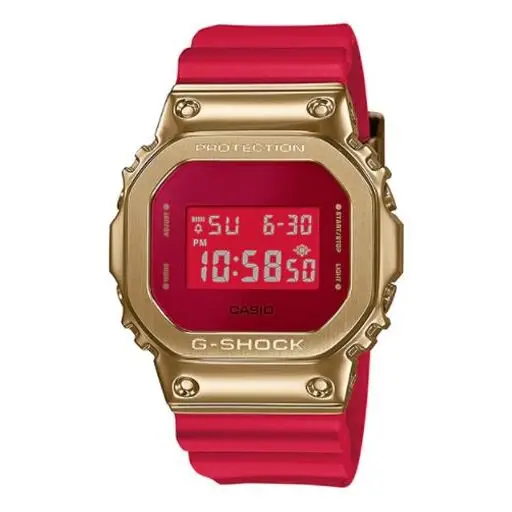 Casio G-shock Gm-5600cx-4 Digital Watch - Red