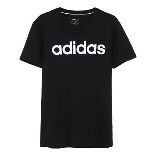 Adidas Neo Casual Sports Round Neck Short Sleeve - Black