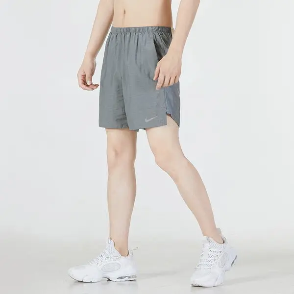 Nike Solid Color Logo Athleisure Sports Woven Shorts - Multi-color