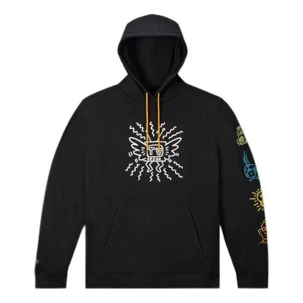 CONVERSE X Keith Haring Fleece Hoodie - Black