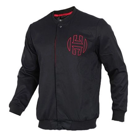 Adidas Bomber Jacket With Graphic Print - Black