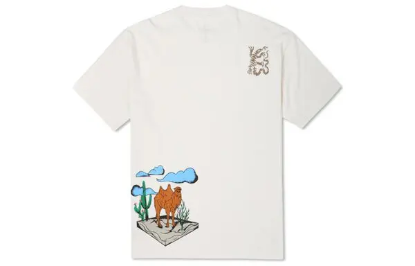 CONVERSE Desert Graphic Tee Asia Sizing - White