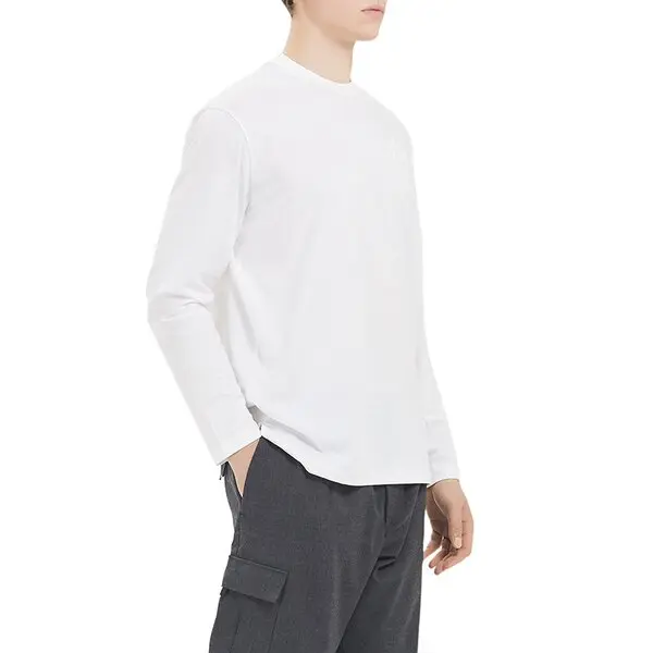 Adidas Y-3 Round Neck Pullover Logo Long Sleeves T-shirt