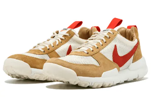 Nike Tom Sachs X Craft Mars Yard 2.0 'nasa' Sneakers - Creamyellow/red