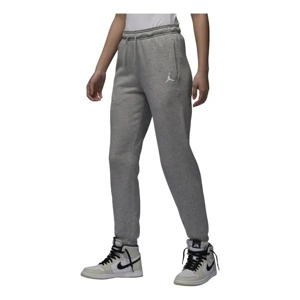 JORDAN Air Brooklyn Fleece Sweatpants - Grey