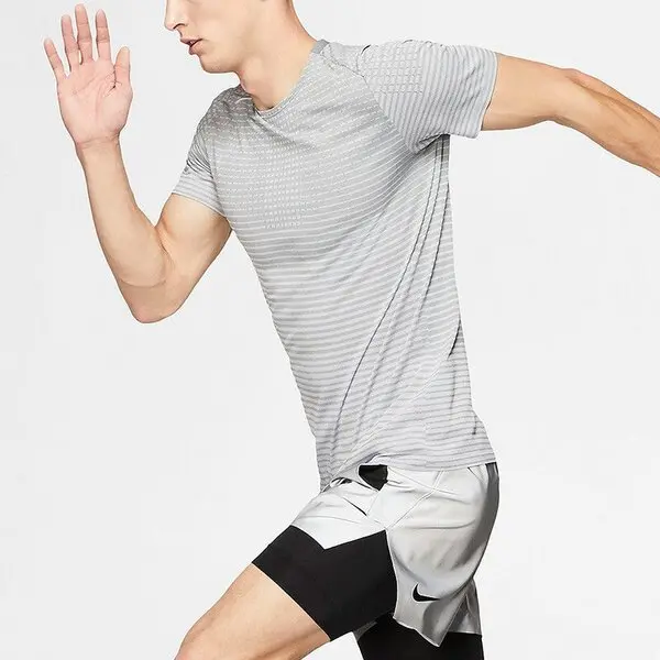 Nike Techknit Ultra Casual Sports Round Neck Short Sleeve T-shirt