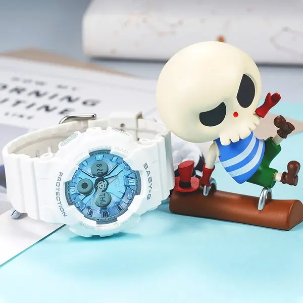 Casio Baby-g Classic Shockproof Watch - White/blue