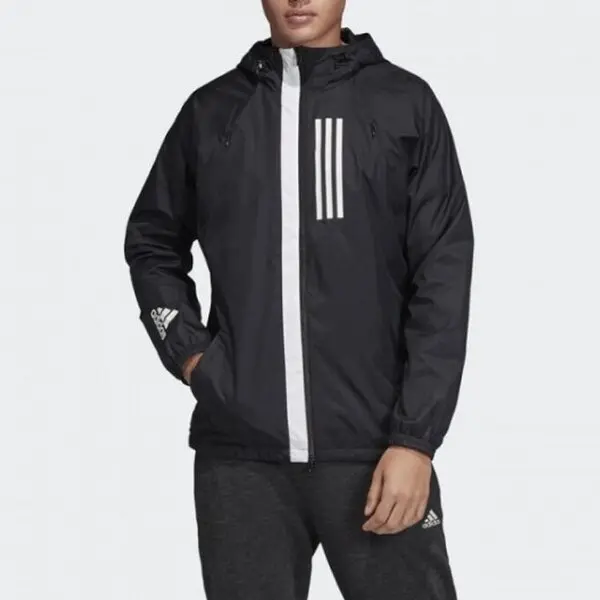 Adidas Training Zipper Sports Jacket With Hood