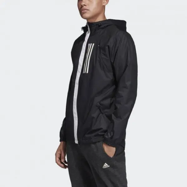 Adidas Training Zipper Sports Jacket With Hood