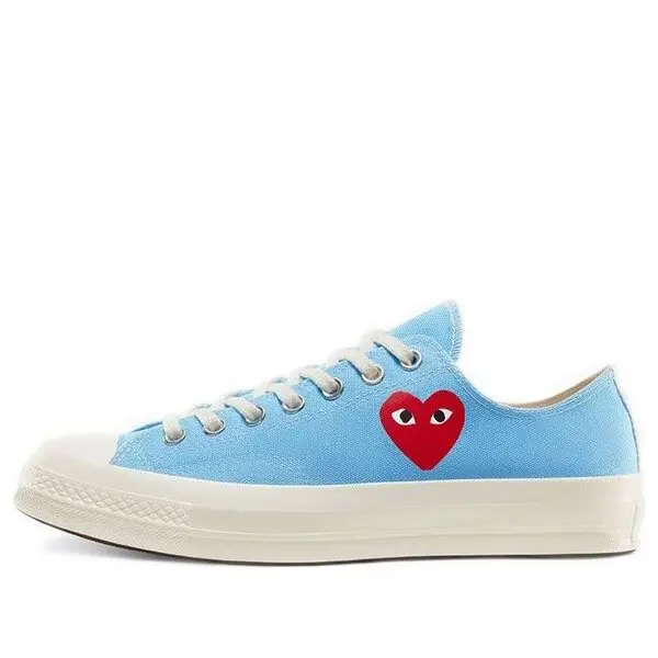 CONVERSE X Comme Des Garcons Play Chuck 70 Low Top Sneakers - Blue