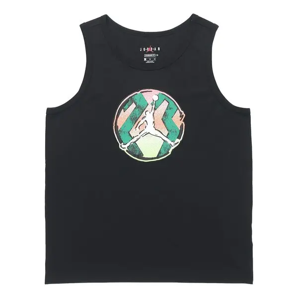 JORDAN Air Sport Dna Printed Casual Sports Running Vest - Black