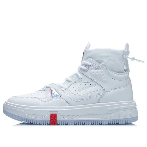 LI-NING High Top Sneakers - White