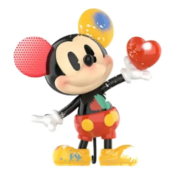 POP MART X Disney Mickey Boundless Creativity Figure 'graffiti Mickey - Multi-color