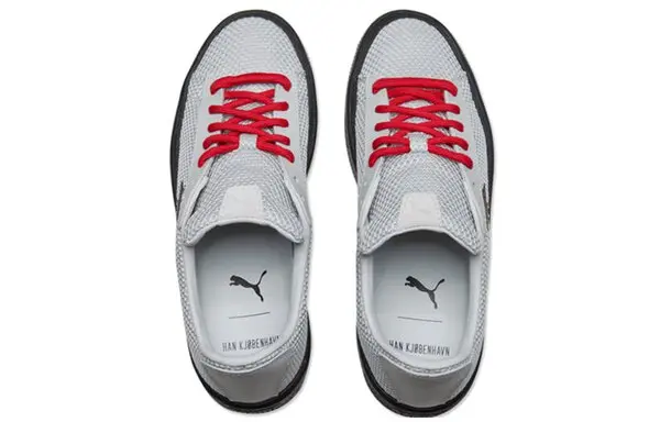 PUMA Han Kjobenhavn X Clyde 'glacier Grey' Low Top Sneakers - Grey/red