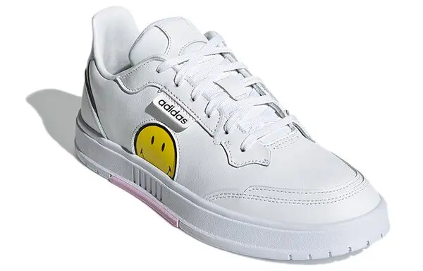 Adidas Neo Kollide "smiley" Sneakers - White/yellow