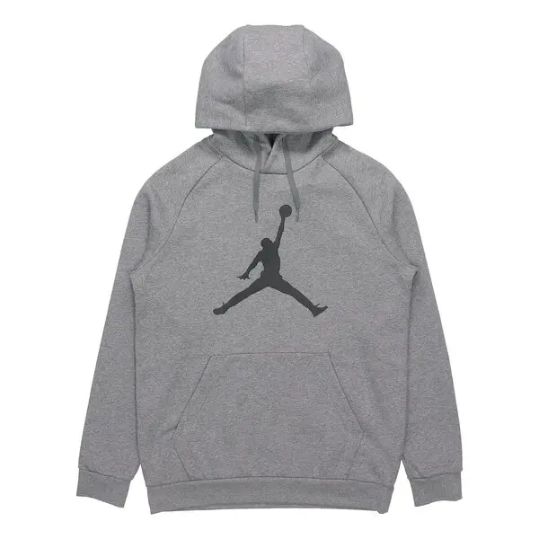 JORDAN Sports Loose Gray Hoodie