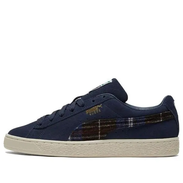 PUMA Suede Classic Flannel Low Top Sneakers - Blue
