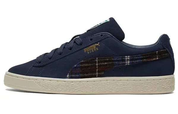 PUMA Suede Classic Flannel Low Top Sneakers - Blue