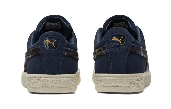 PUMA Suede Classic Flannel Low Top Sneakers - Blue