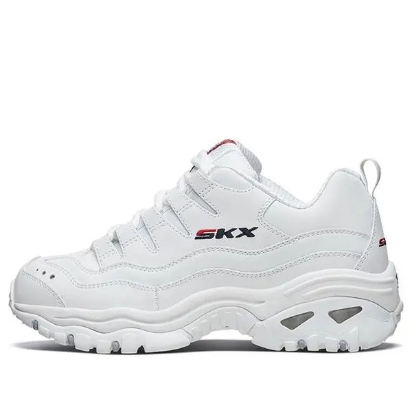 Sketchers Energy Daddy Shoes - White/blue/red