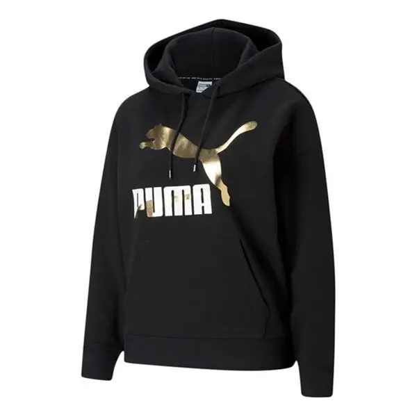 PUMA Classics Logo Printing Sports Hoodie - Default Color