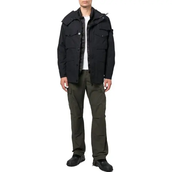 Stone Island Detachable Hooded Down Jacket