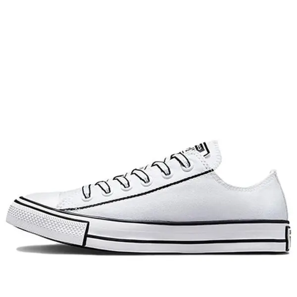 CONVERSE Chuck Taylor All Star Outline Sketch Low Top Sneakers - White/black