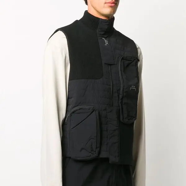 A-COLD-WALL* Assymetric 3d Pocket Puffer Gilet