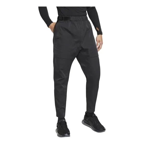 Nike Tech Pack Woven Loose Sports Long Pants - Black