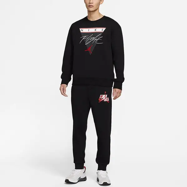 JORDAN Air Flight Print Crewneck