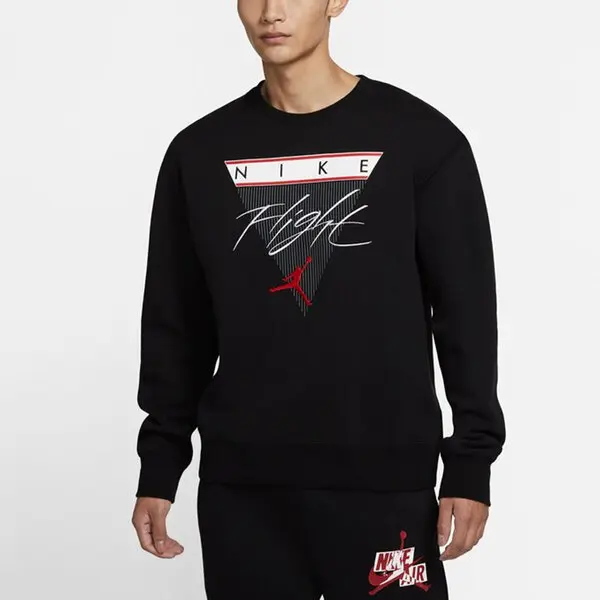 JORDAN Air Flight Print Crewneck
