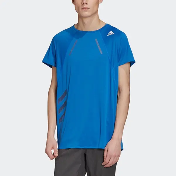 Adidas Heat.rdy Tee Sports Short Sleeve - Blue