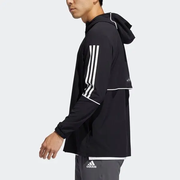 Adidas Zipper Sports Hooded Jacket