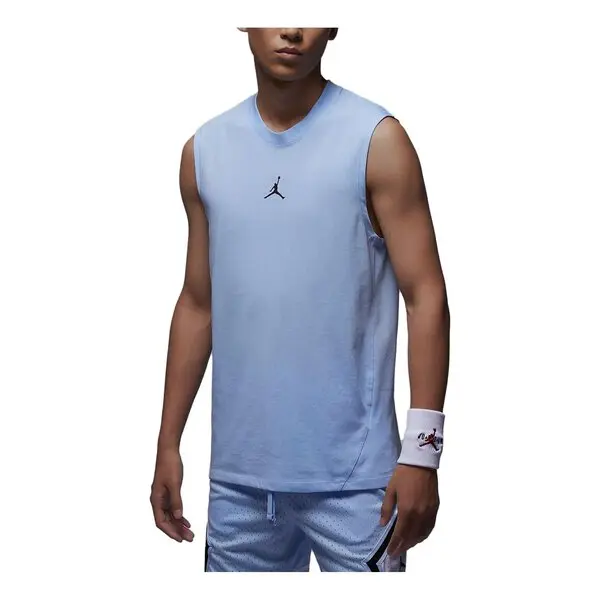 JORDAN Air Sport Dri-fit Logo Tank - Blue