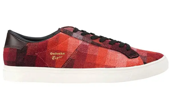 Onitsuka Tiger Lawnship 2.0 "classic Plaid" Sneakers - Red