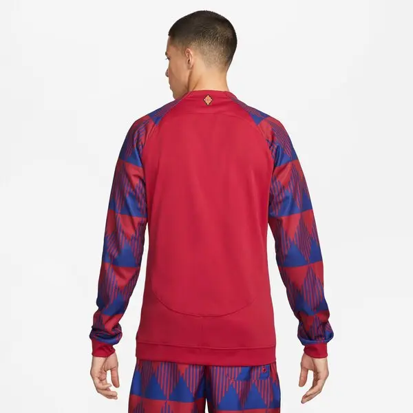 Nike Fc Barcelona Academy Pro Full-zip Knit Soccer Jacket